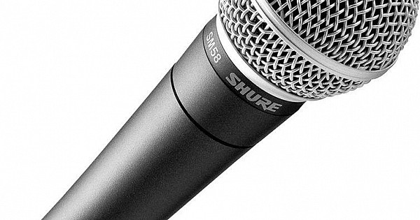 Mikrofonai : Shure SM58 Black Stage/performance microphone